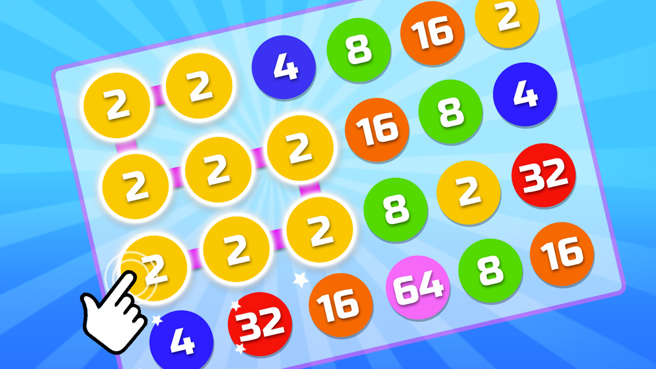 2 4 8 link identical numbers | Play A Game