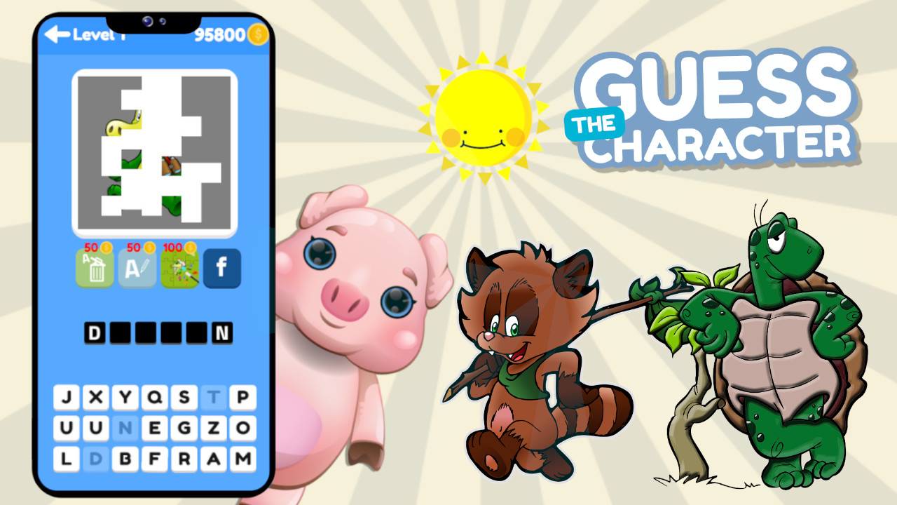 Guess the Character Word Puzzle Game | Play A Game