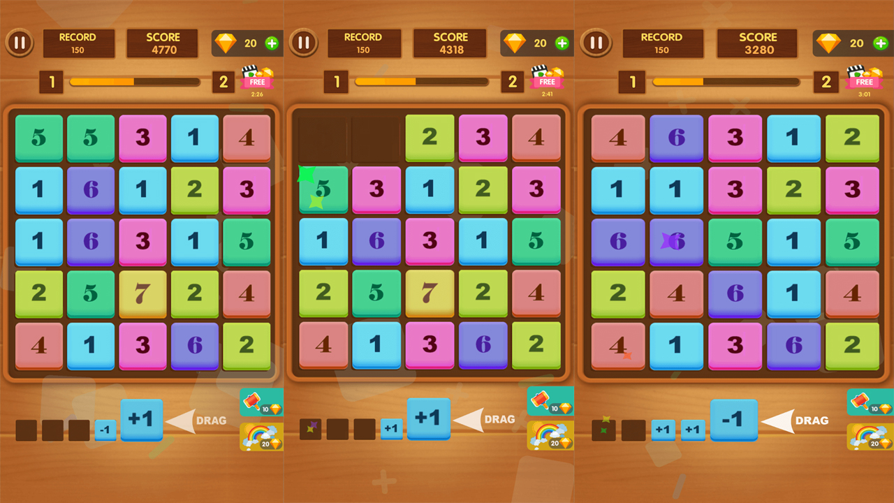 Merge Block Raising | Play A Game